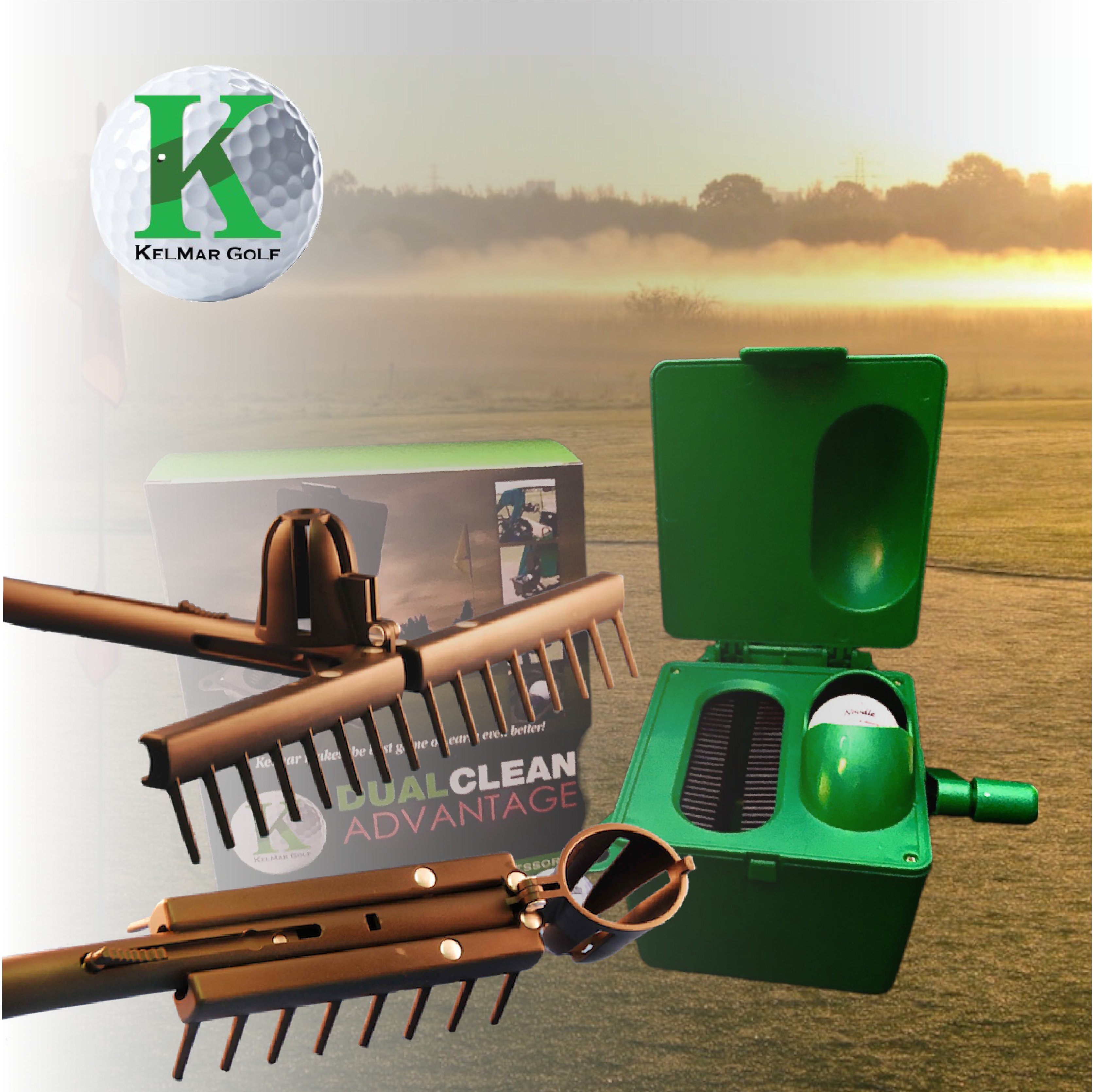 Dual Clean Advantage Black and Hazard Master – Kelmar Golf